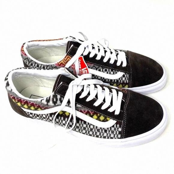 Vans | Shoes | Vans Old Skool Fair Isle Low Brown Multi Mens Vna5jmibf0 ...